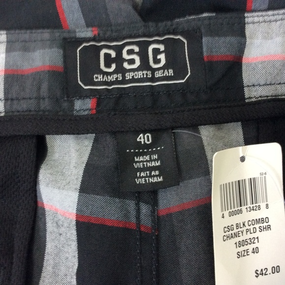 Champs | Shorts | Csg Plaid Cargo Shorts Size 4 | Poshmark